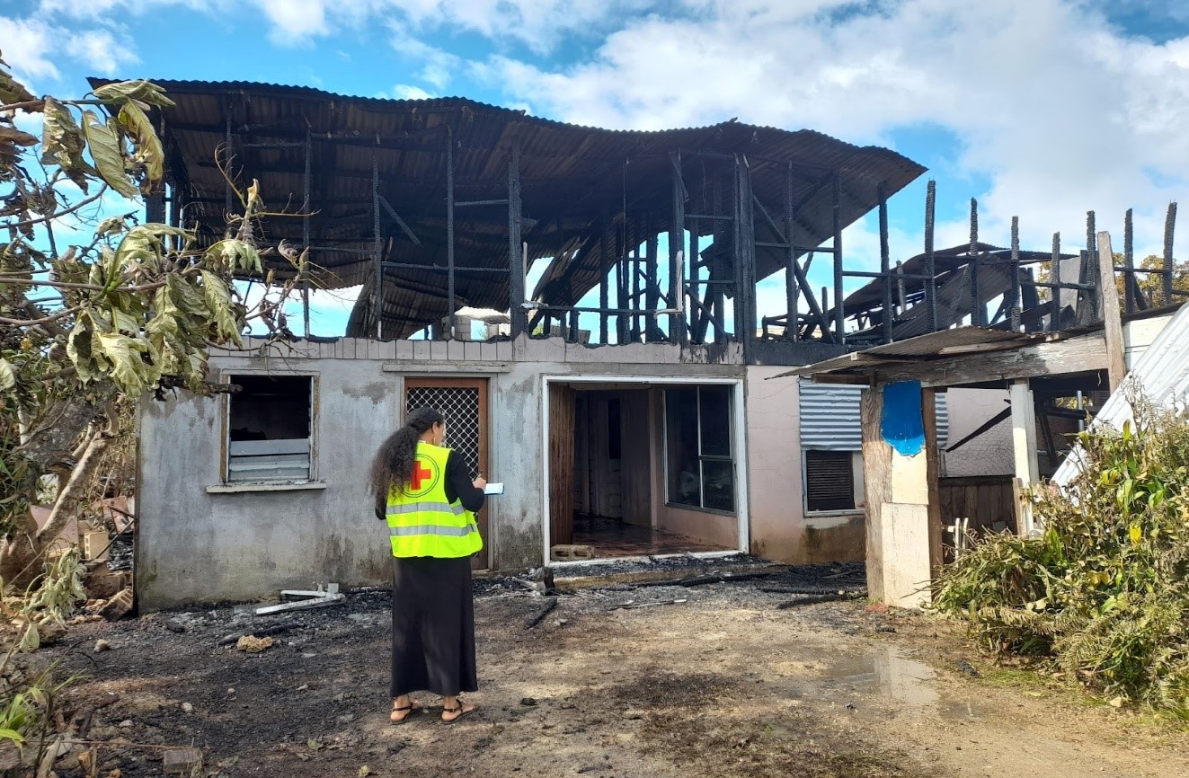 The Tonga Red Cross Society - Fire-Affected Families